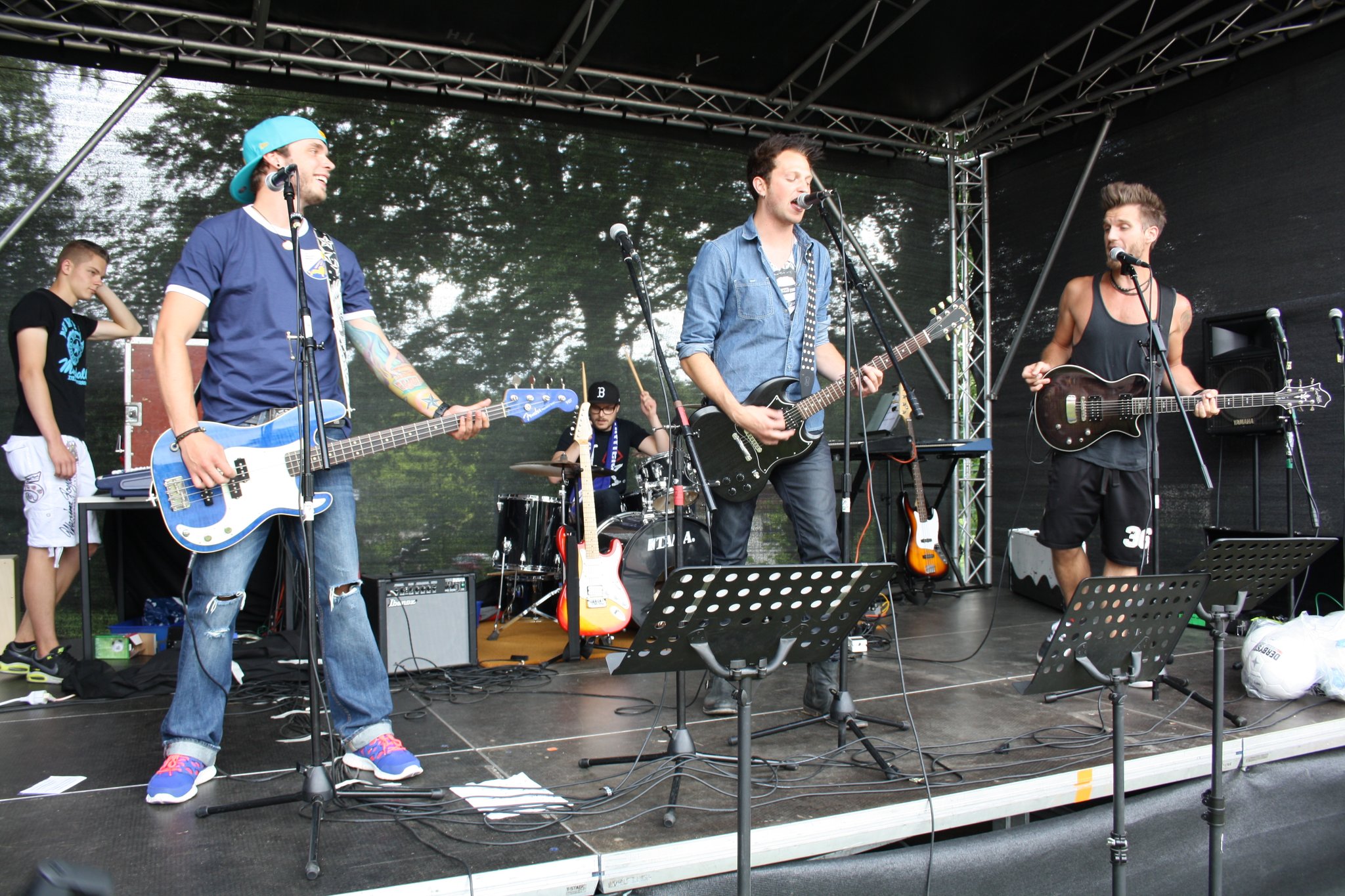 Band ohne Namen rockt Hittelder Sommerfest - Seevetal