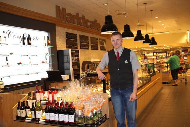 Im Marktcafe des Marktkauf-Centers Stade eine kurze Auszeit vom Stress ...