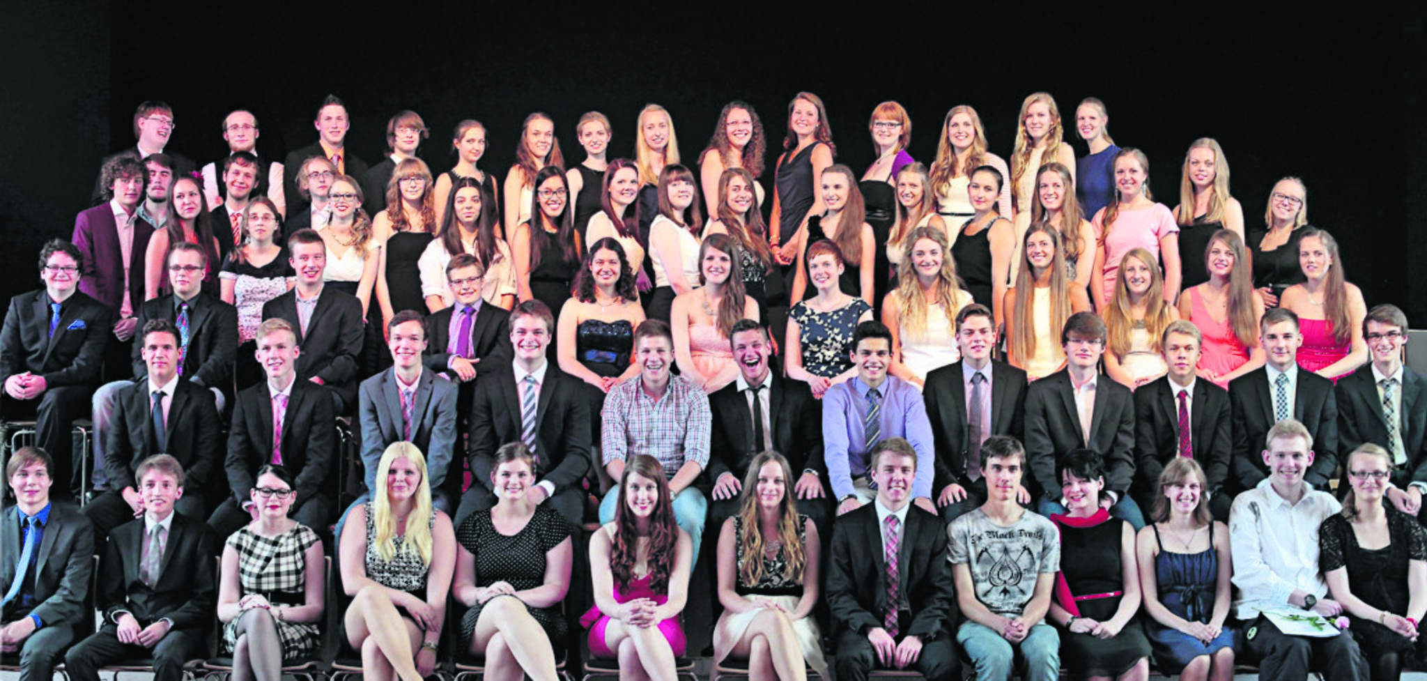 Tostedt: Abi-Jahrgang 2014 des Gymnasiums Tostedt: Viele Schüler mit ...