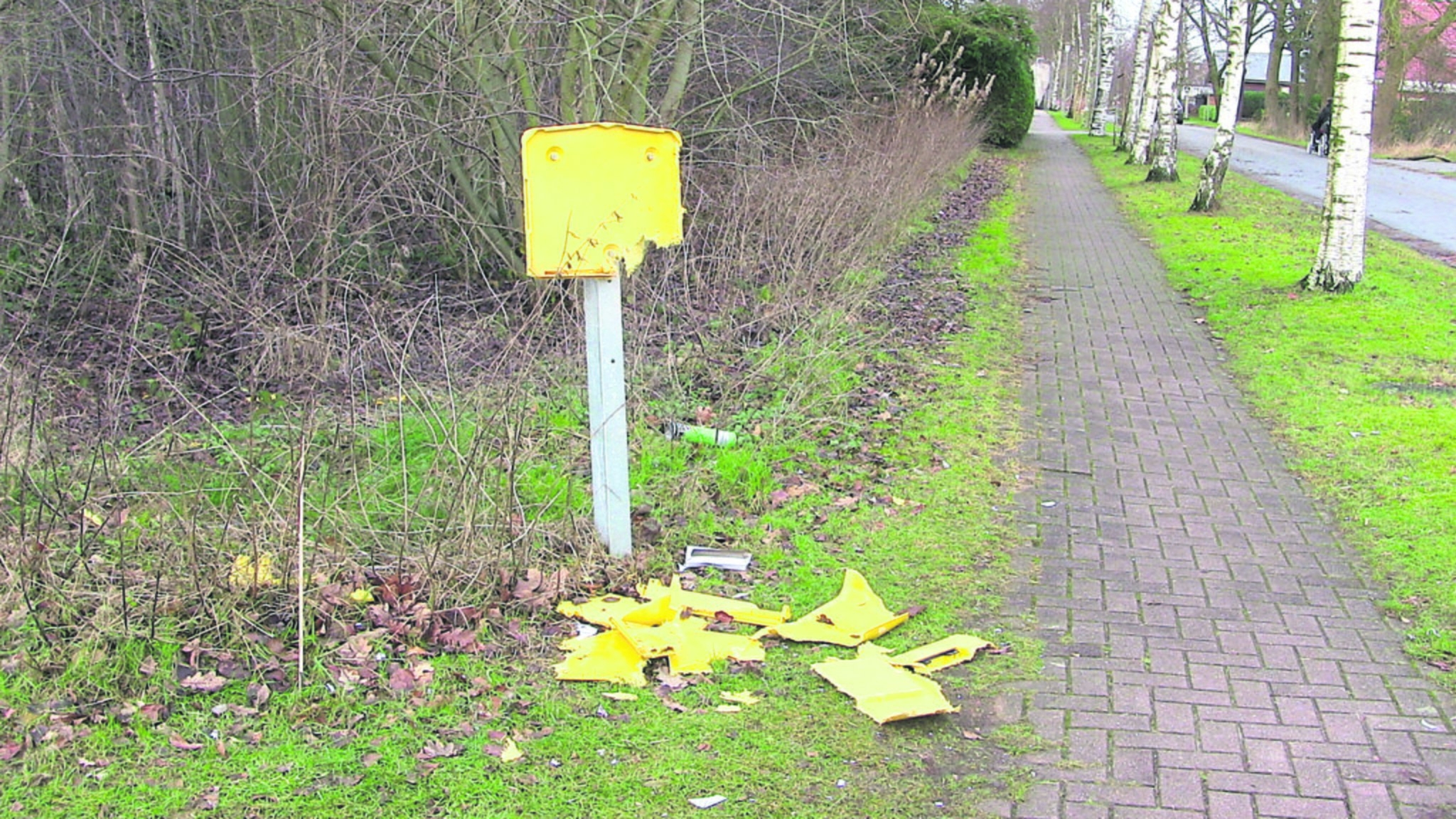 Postkasten gesprengt - Fredenbeck