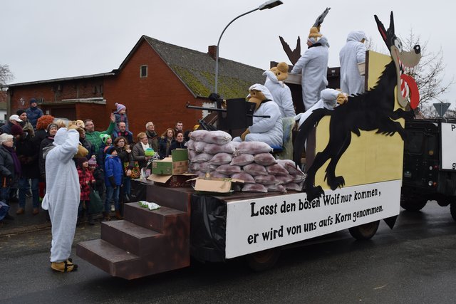 Faslam und erster Festumzug des Jahres: Wulfsen feierte ausgelassen ...