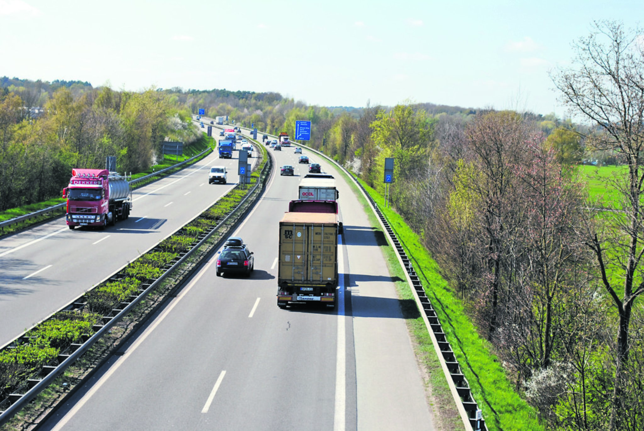 Nur noch eine Spur frei - Winsen