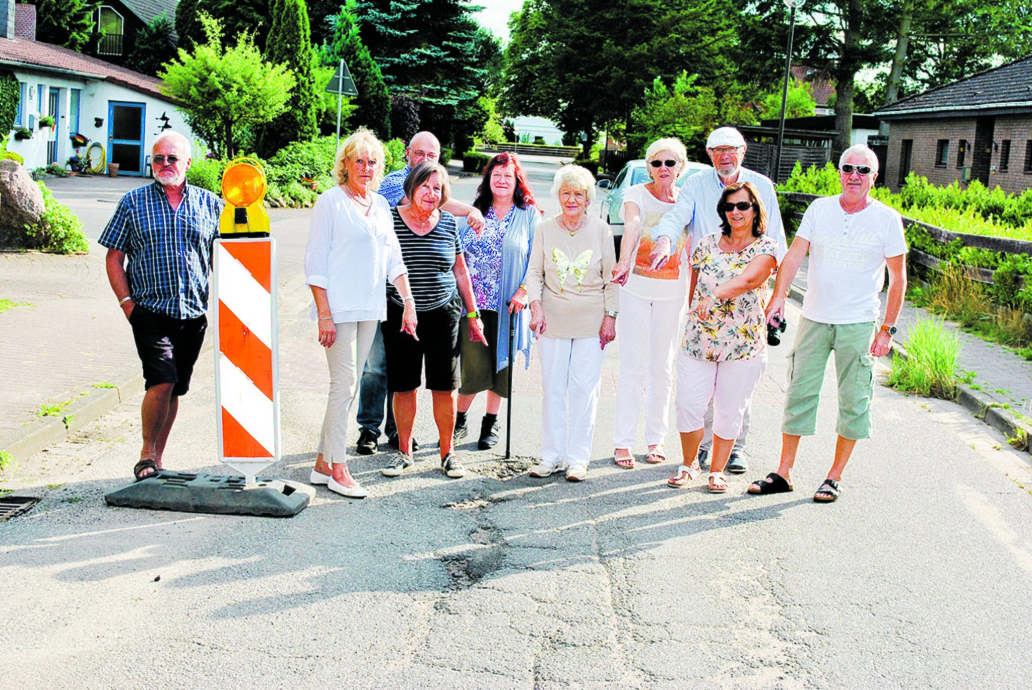 Durch Hauserschütterungen geplagte Tesper fordern Sperrung der maroden ...