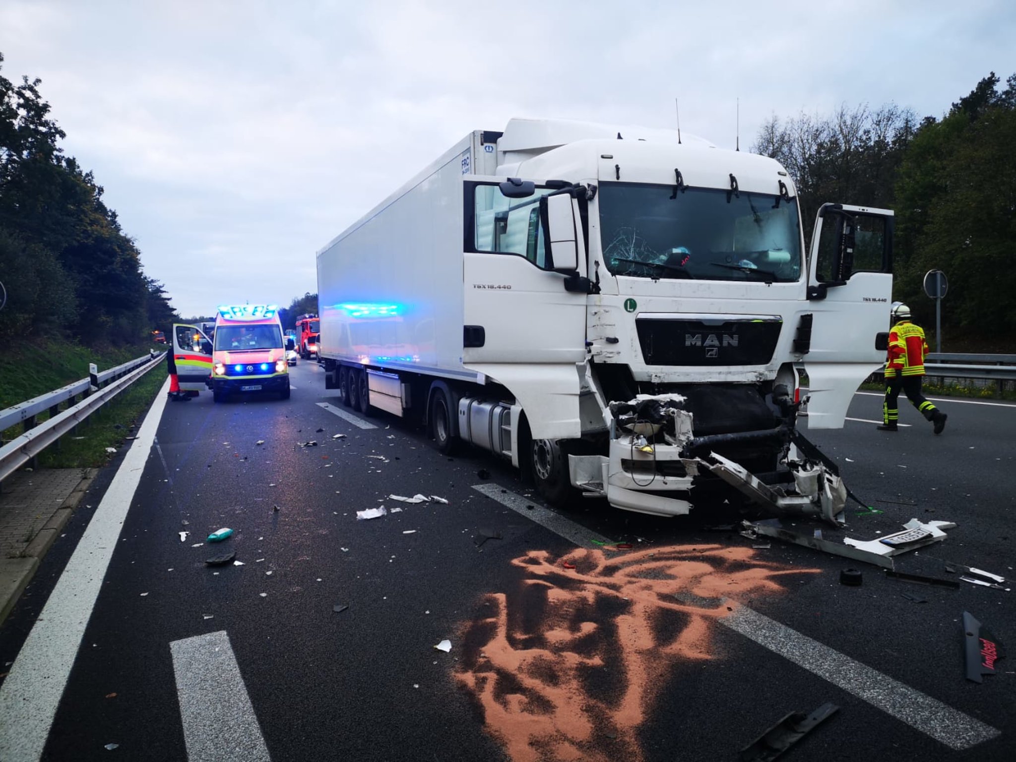 Lkw-Unfall am Stauende - Seevetal