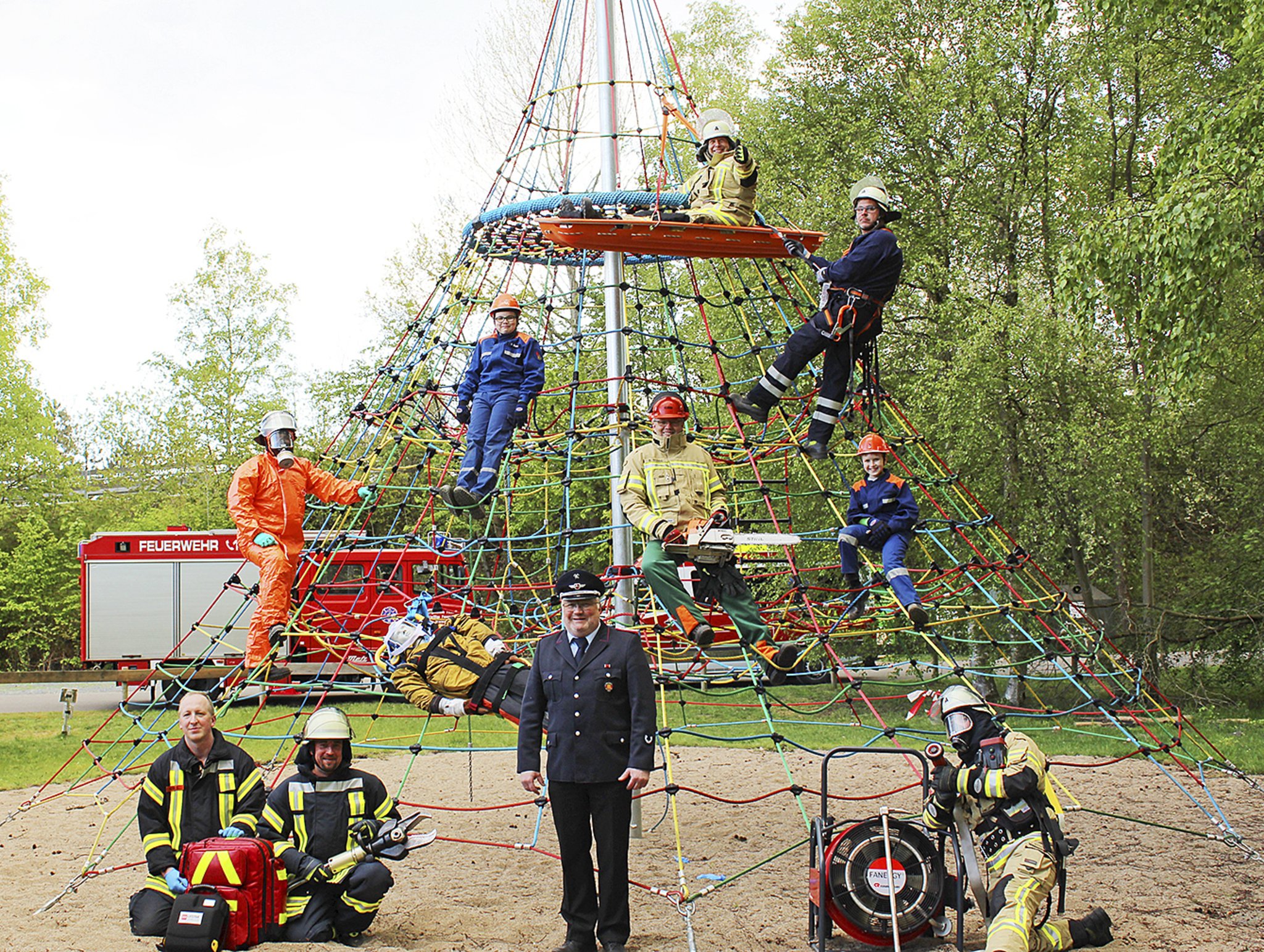 Ihr Einsatzgebiet umfasst 4.000 Hektar: Feuerwehr Wistedt ist gut ...