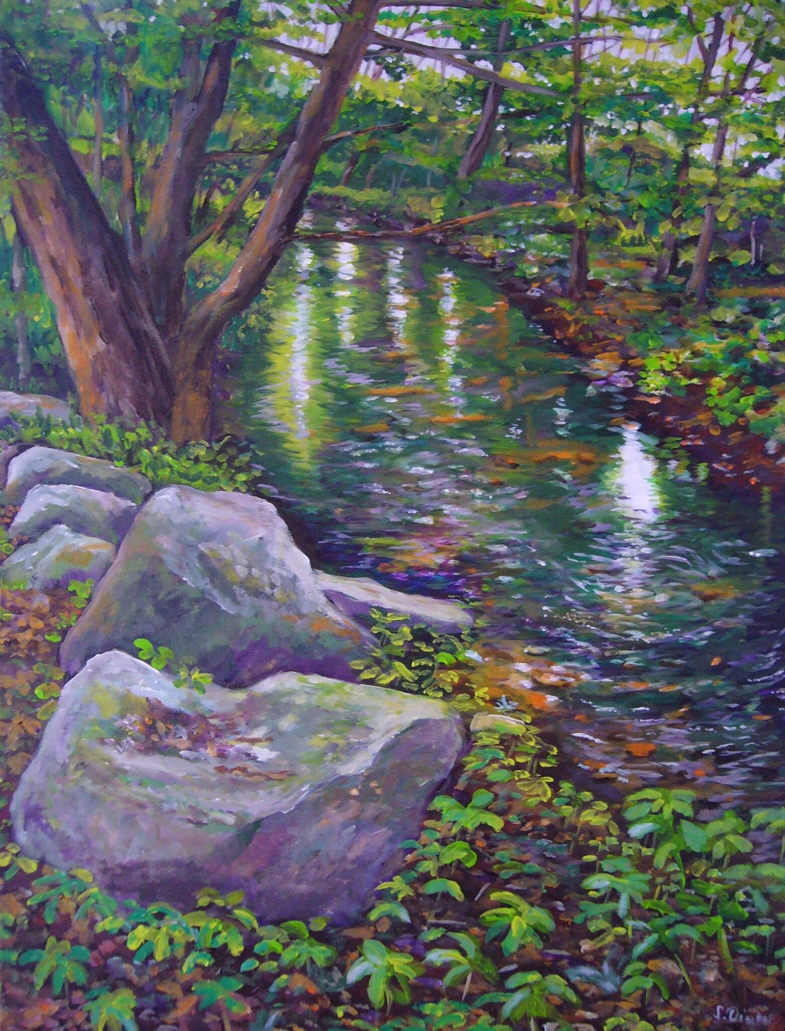 Ausstellung: Die Seeve in 100 Acryl- und Aquarell-Bildern - Jesteburg