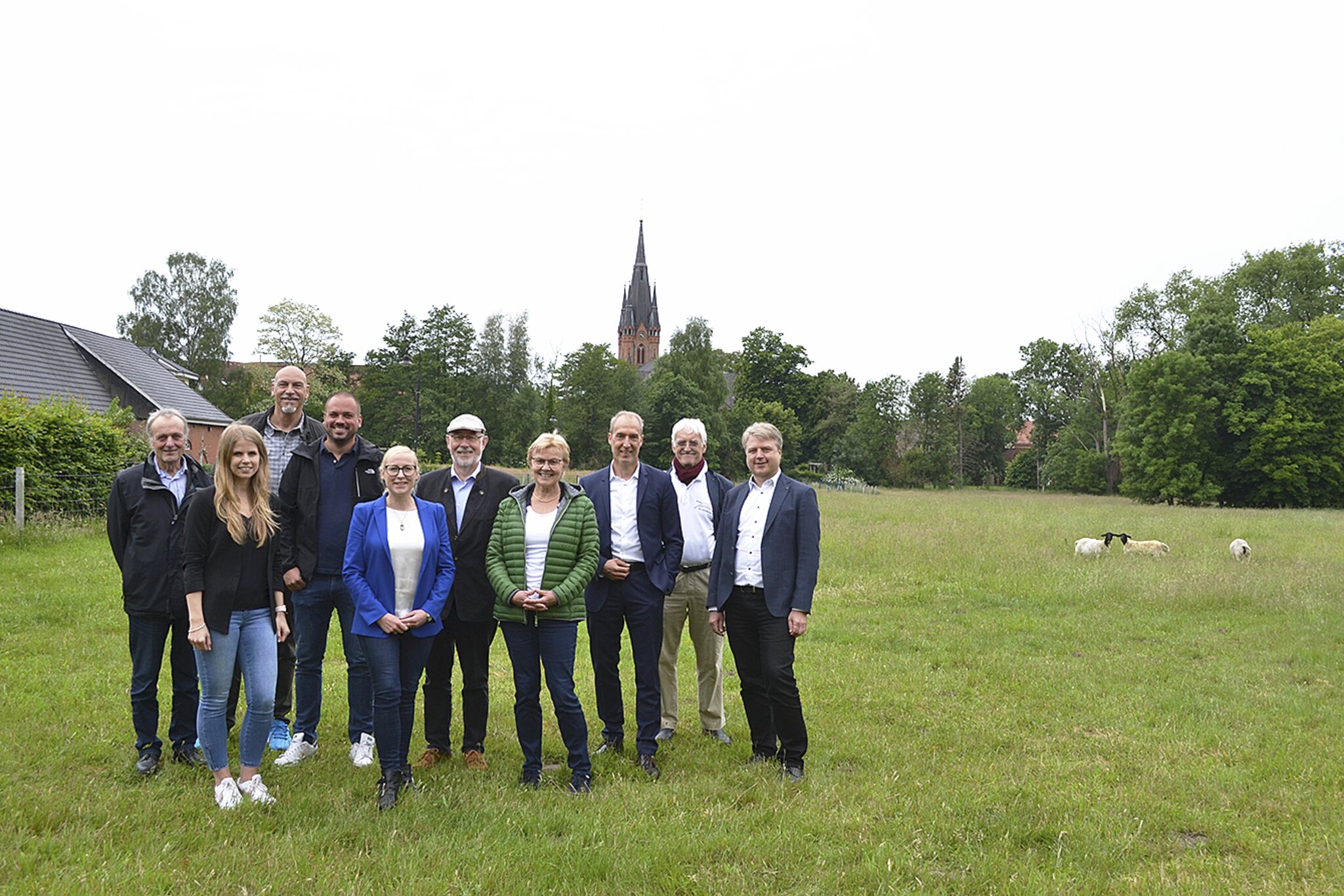Tostedt: Eine grüne Oase im historischen Ortskern - Tostedt