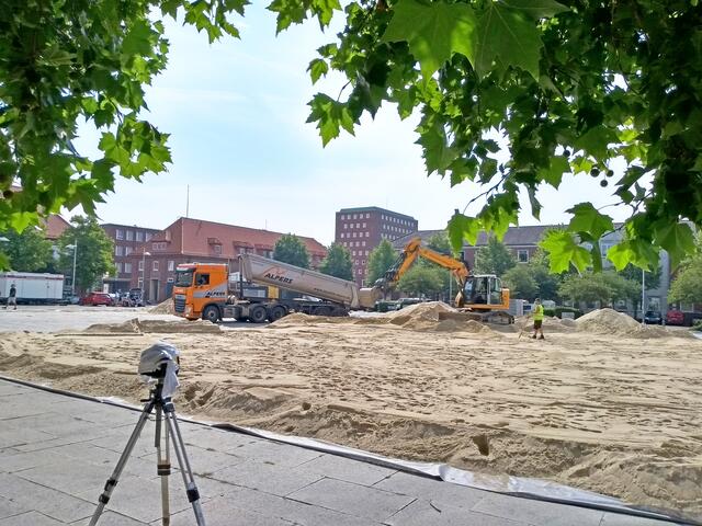 Hohe Sandhaufen "Am Sande" in Stade - Stade