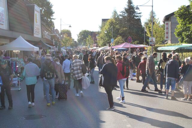 450 Stände, tausende Besucher, bestes Wetter: Flohmarkt Tostedt: So ...