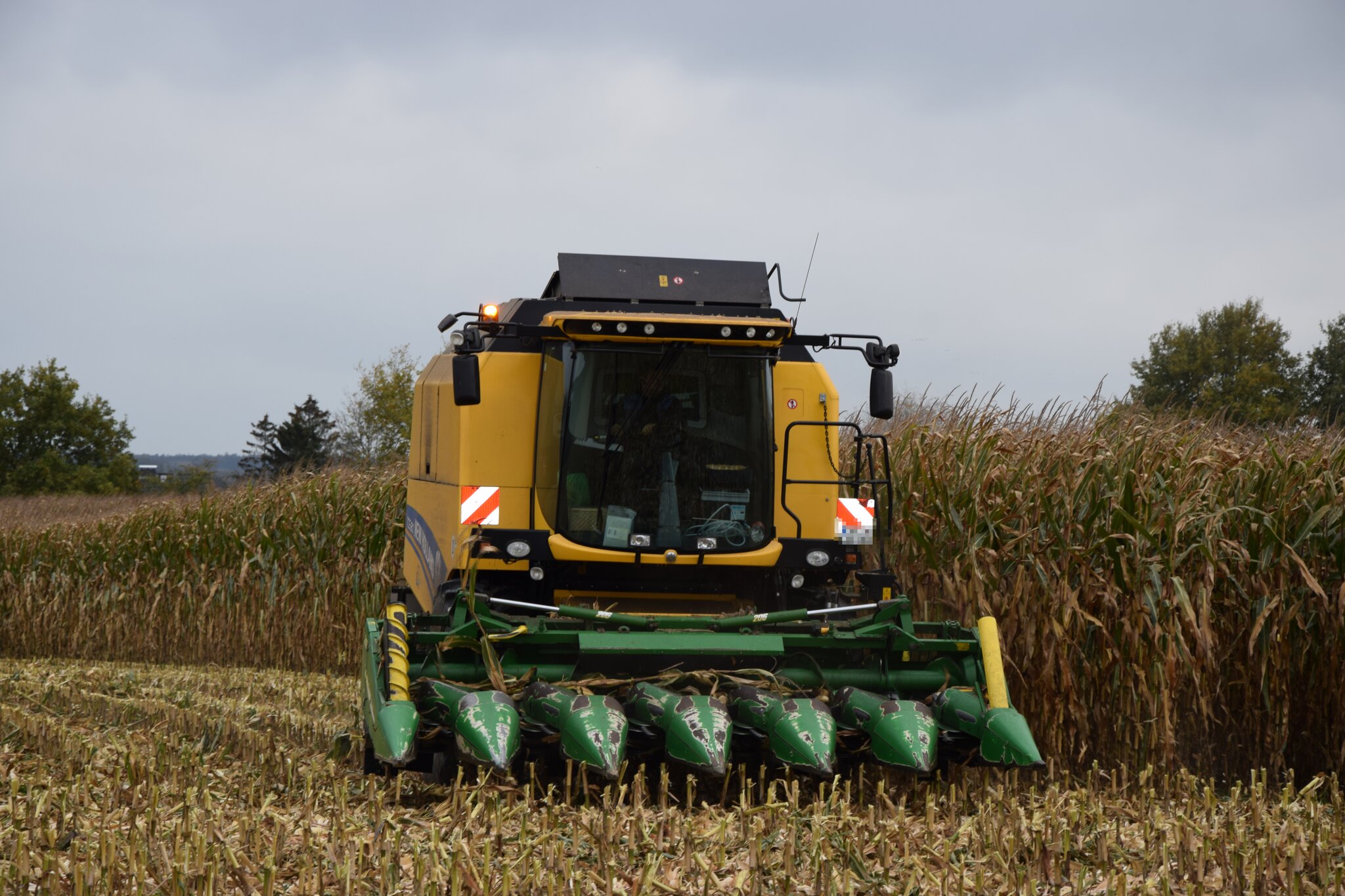 Landwirtschaft: Bauern im Landkreis Harburg ernten den Körnermais ...