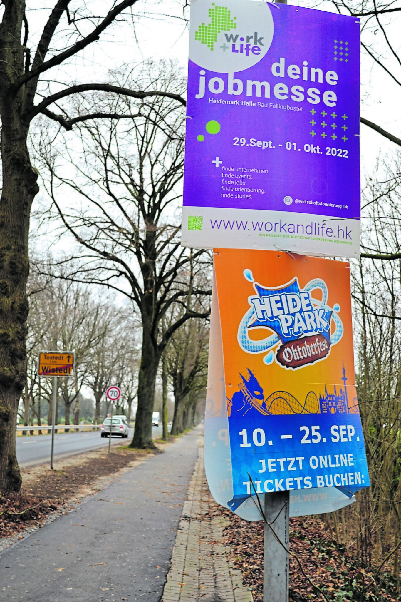 Wistedt: Das Dorf der vergessenen Werbe- und Wahlplakate - Tostedt