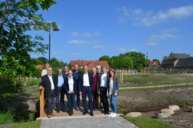 "Perspektive Innenstadt": Park im Herzen Tostedts ist fertig - Tostedt
