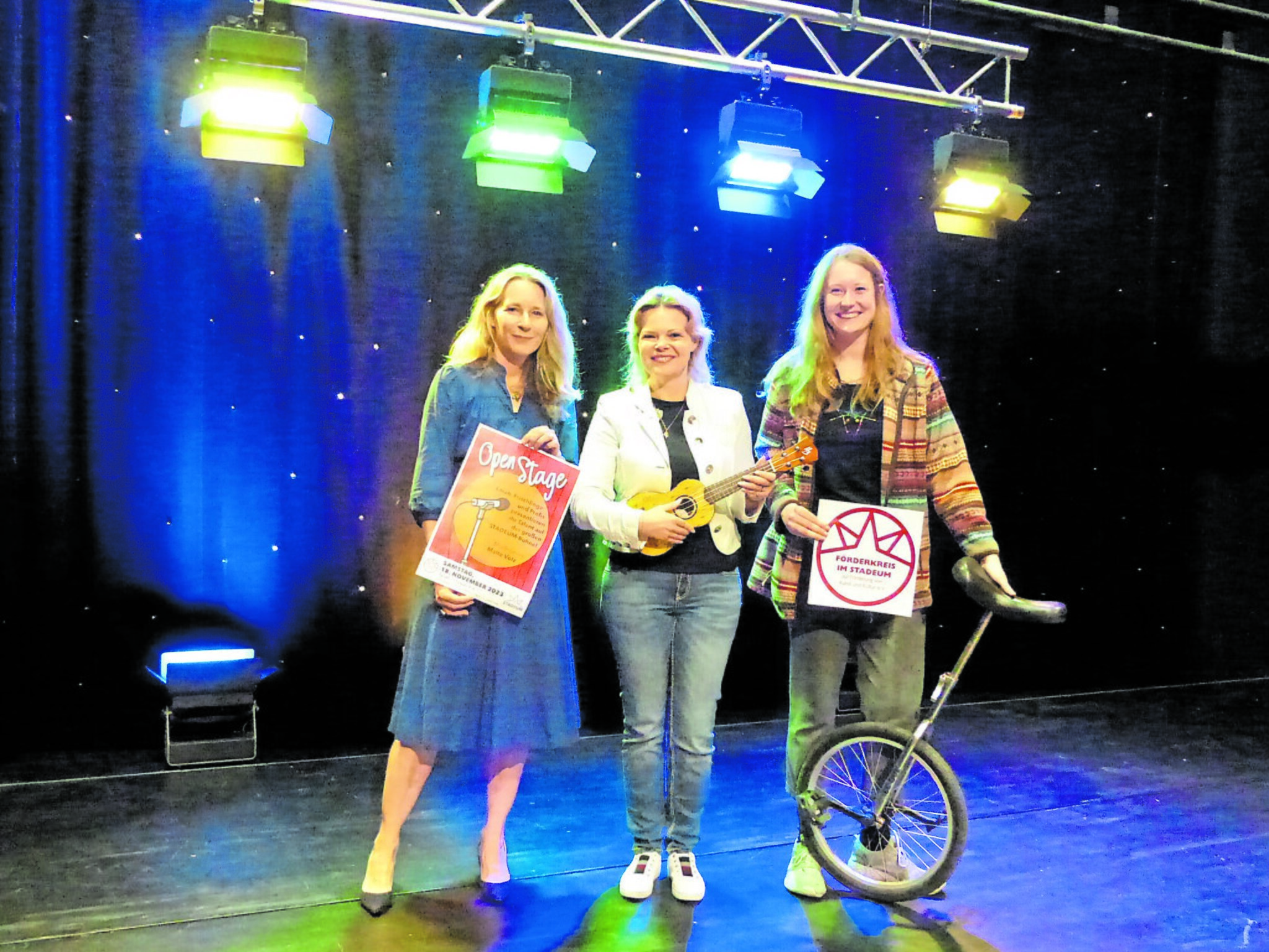 Erste "Open Stage" in Stade: Stadeum sucht Talente aus der Region - Stade