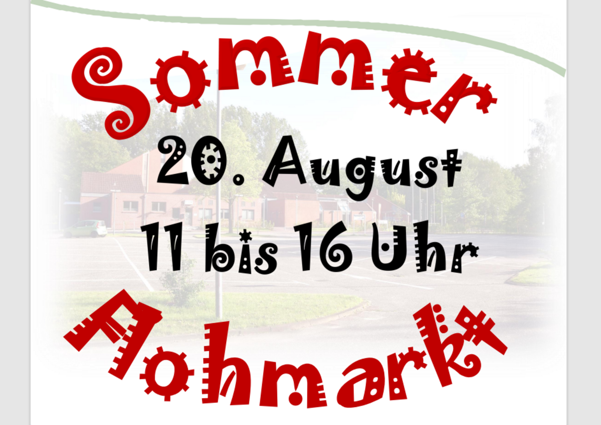 Sommer-Flohmarkt in Hittfeld: Das Event auf dem Burg-Parkplatz - Seevetal
