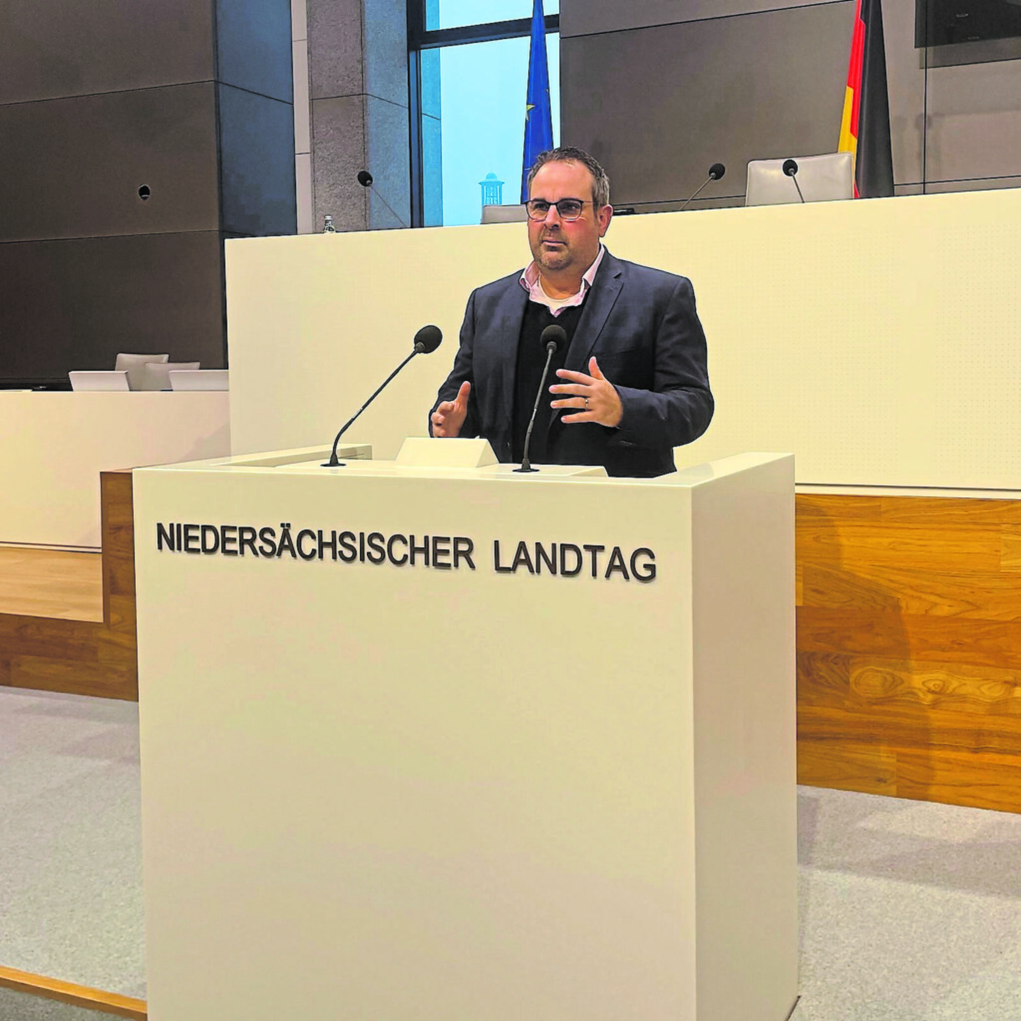 Jan Bauer (CDU) ist seit einem Jahr im Landtag: Sein Motto lautet ...