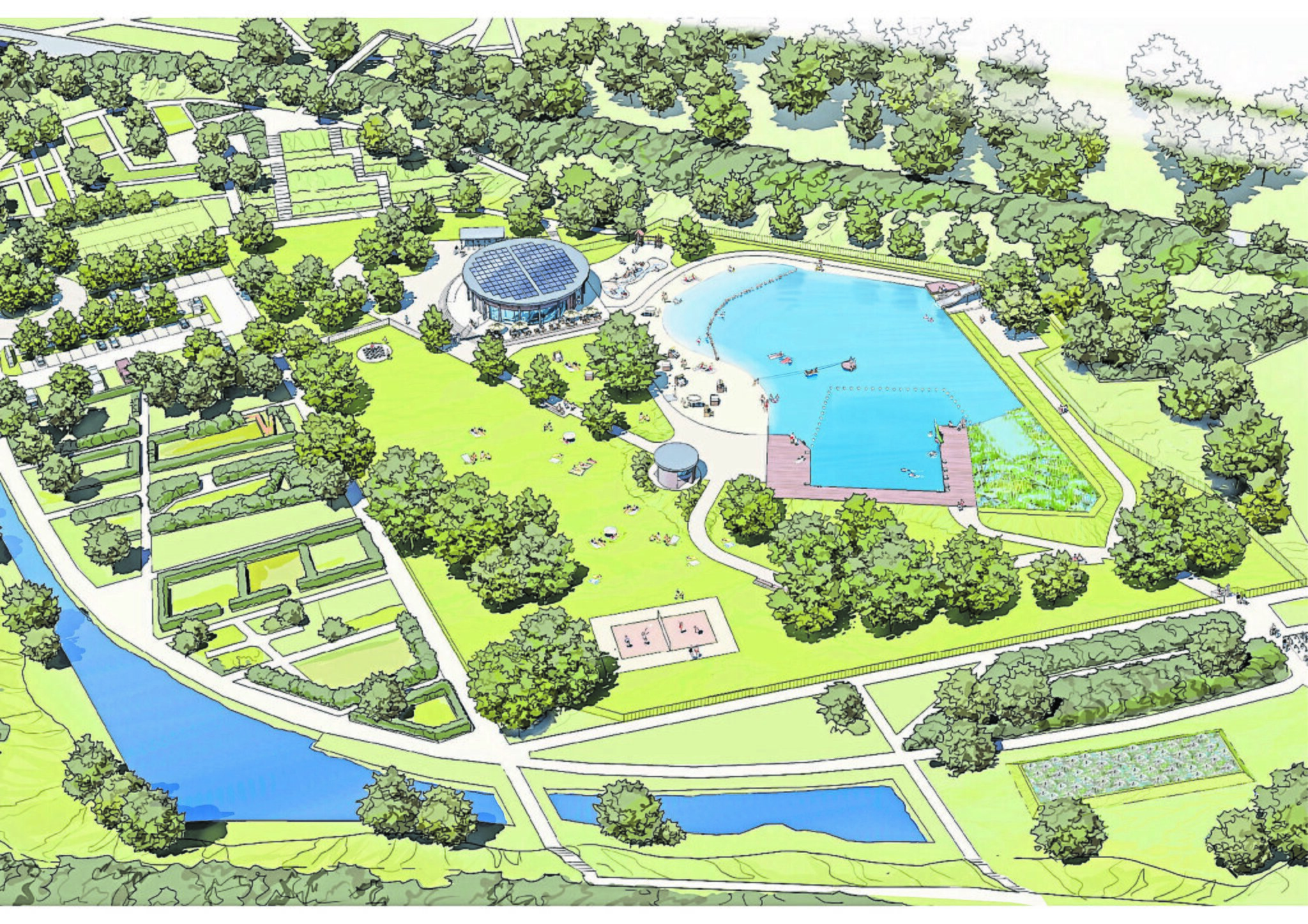 Winsen: Naturbad im Eckermannpark: Eröffnung vor den Sommerferien - Winsen