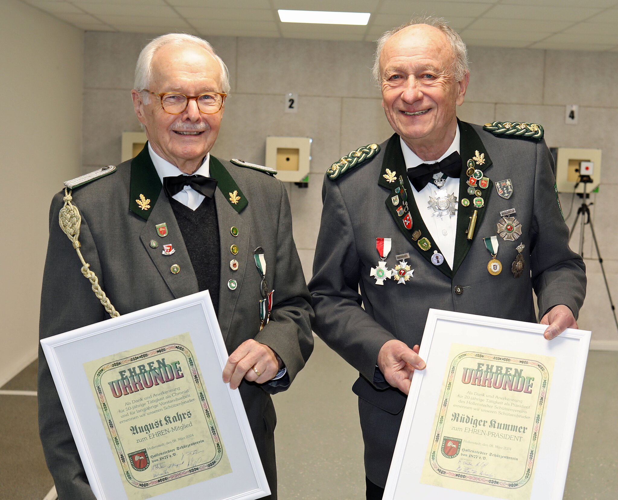Hollenstedt: Verdiente Schützen geehrt und Ehrenpräsidenten ernannt ...