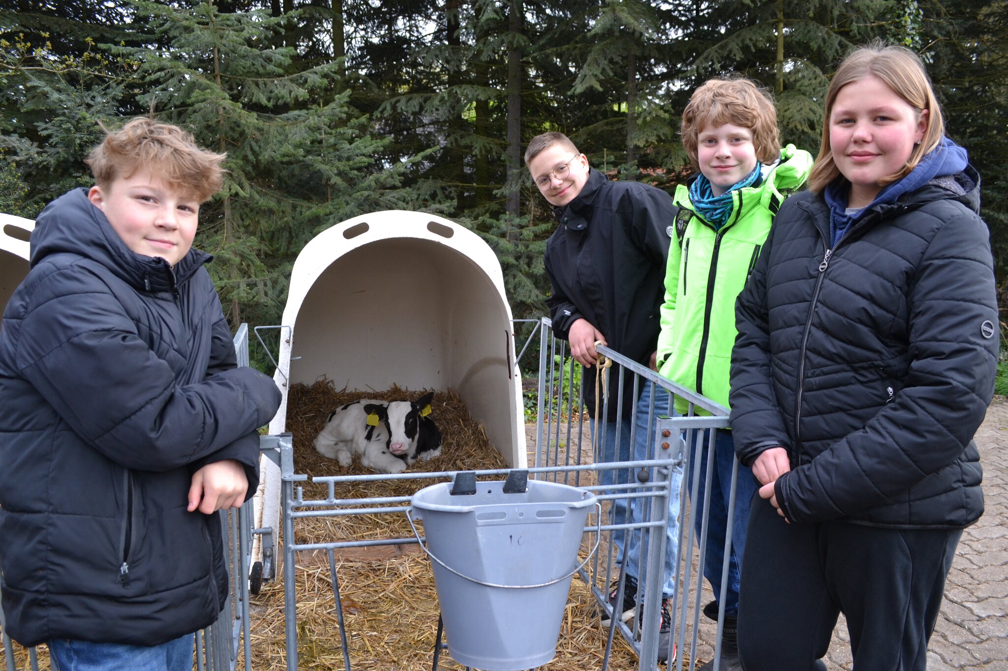 Welle: Realschüler schnupperten Bauernhof-Luft - Tostedt