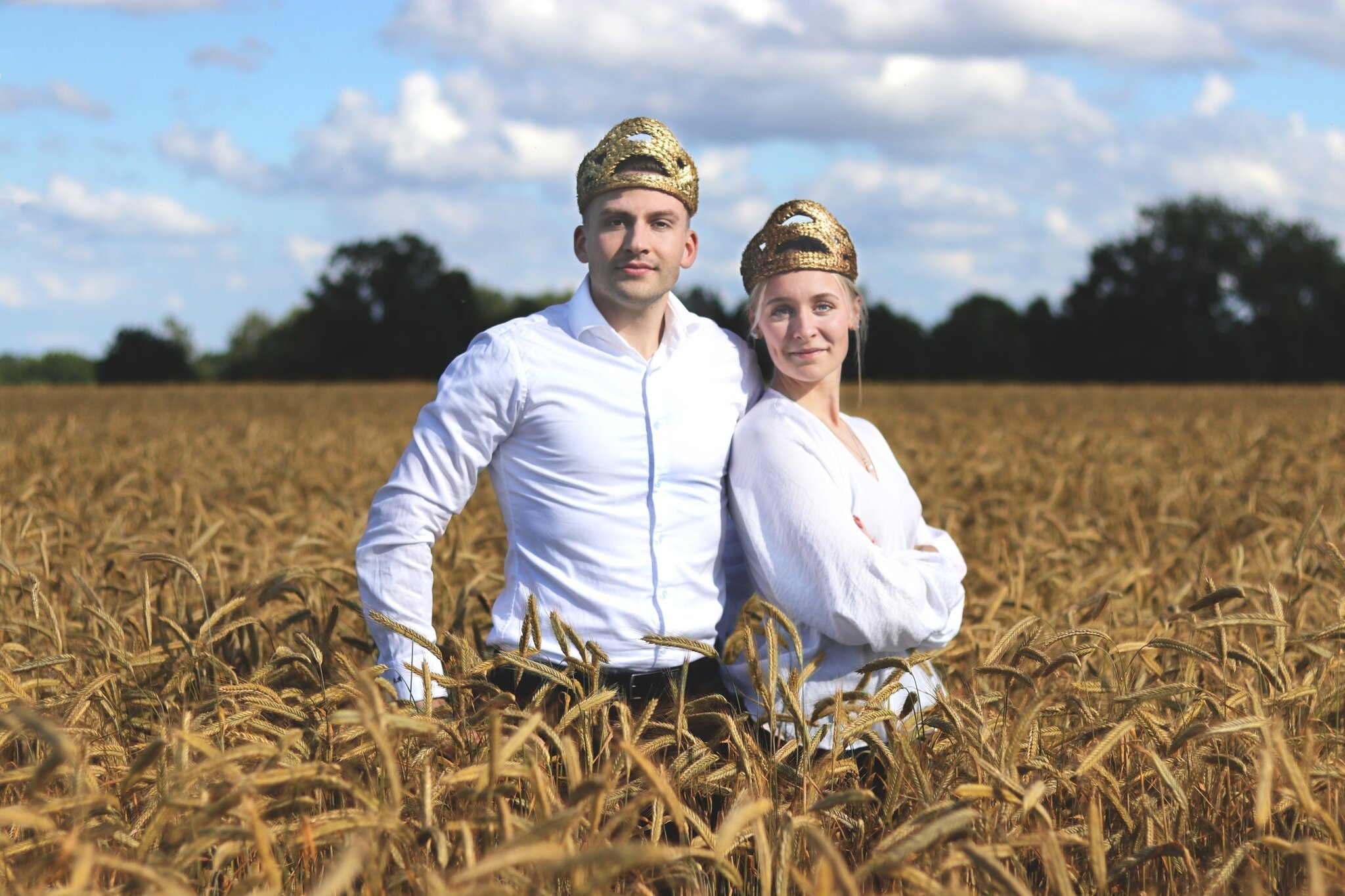 Scharmbeck: Emma Stemmler und Ron Reimers sind das neue Erntekönigspaar ...