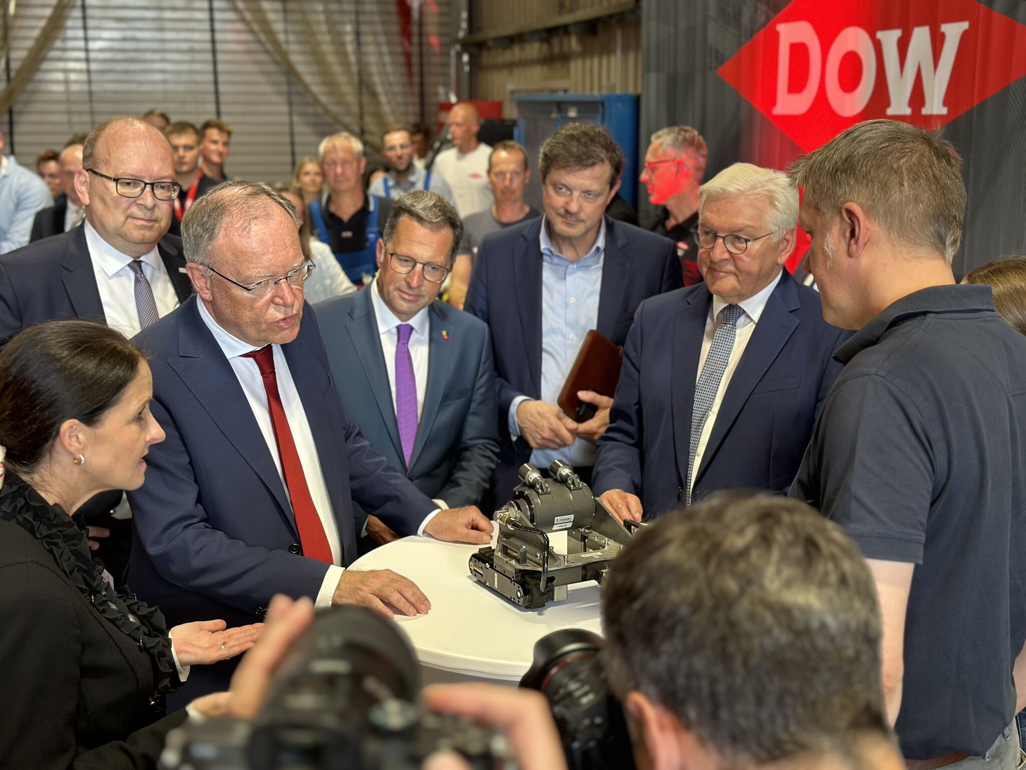 Steinmeier führte Gespräche mit Beschäftigten: Bundespräsident besuchte ...