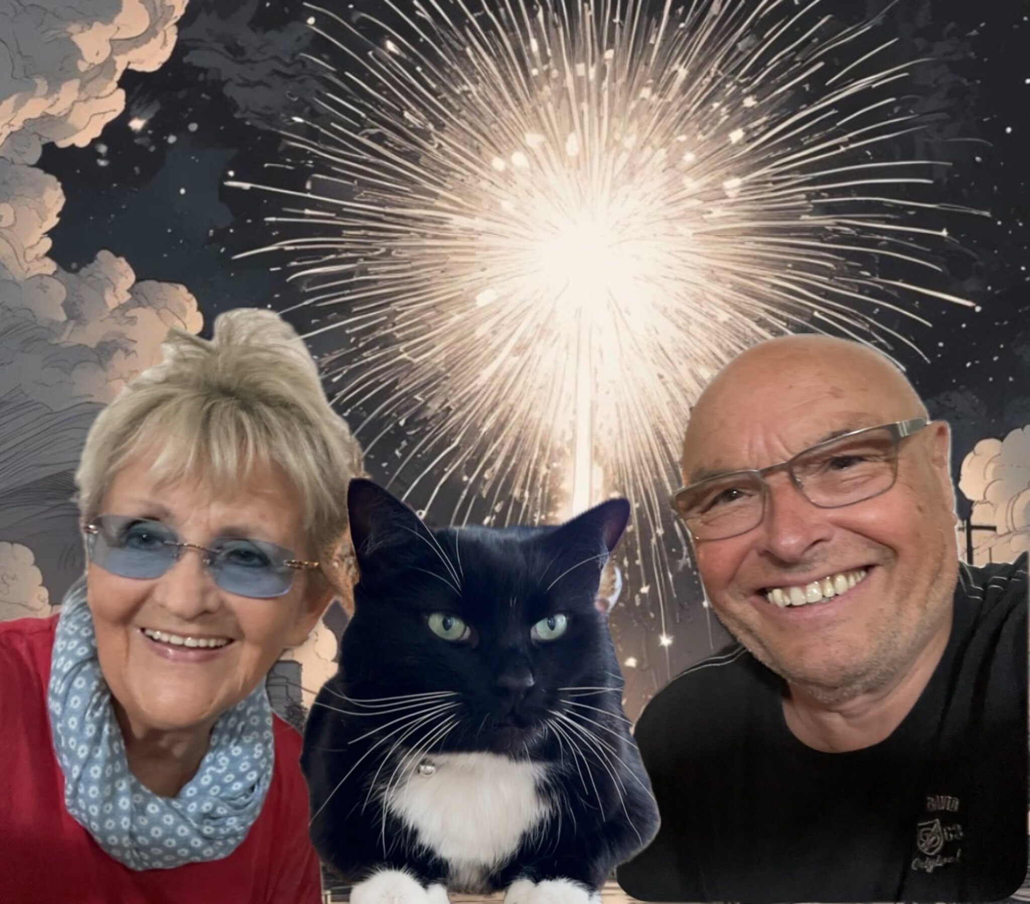 Streit ist die Harmonie einer langen Ehe😡😘: Neujahr? Nö wie immer 🎶 ...