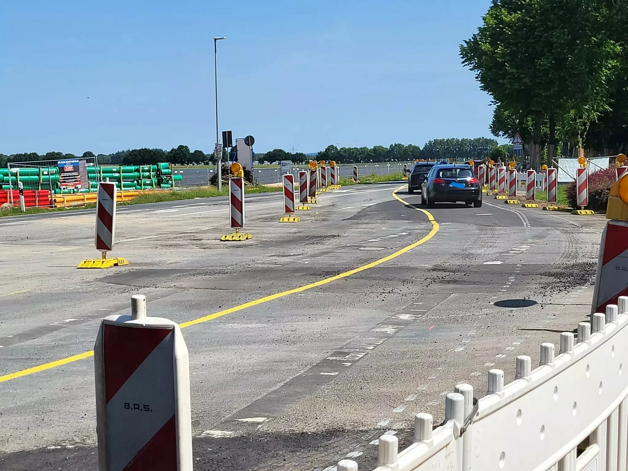 Kreiselbaustelle in Tostedt: B75 wieder frei - Tostedt