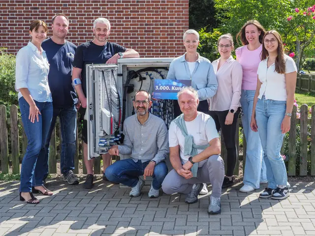 3.000. Kunde mit Highspeed-Internet: Glasfasernetz der Stadtwerke ...