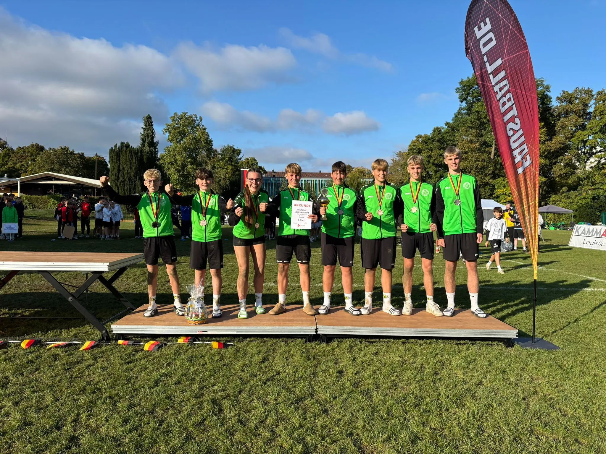 Faustball: U 16 des TSV Essel gewinnt bei DM Bronze - Stade