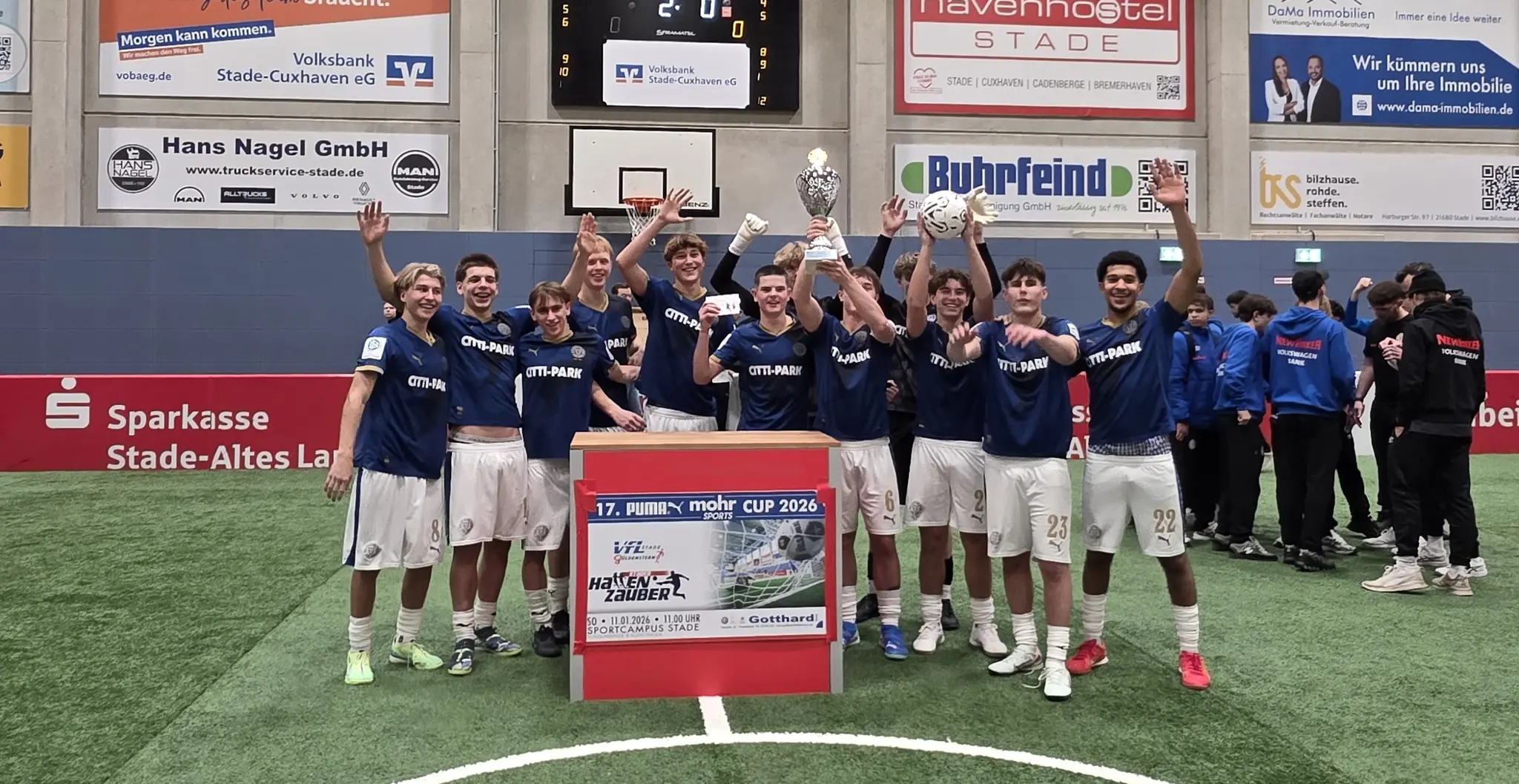 Trotz Winterchaos: JFV D/A & Stade überzeugt beim Puma Mohr Sports Cup ...