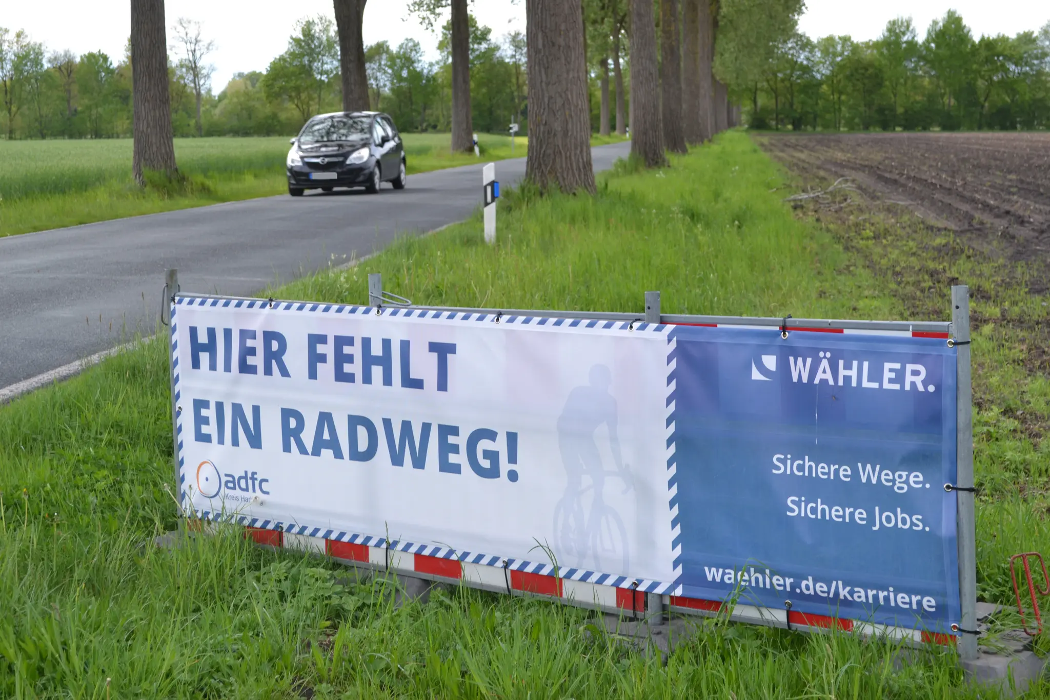 Kampen - Otter - Königsmoor: Fehlende Radwege und kaputte Kreisstraßen ...