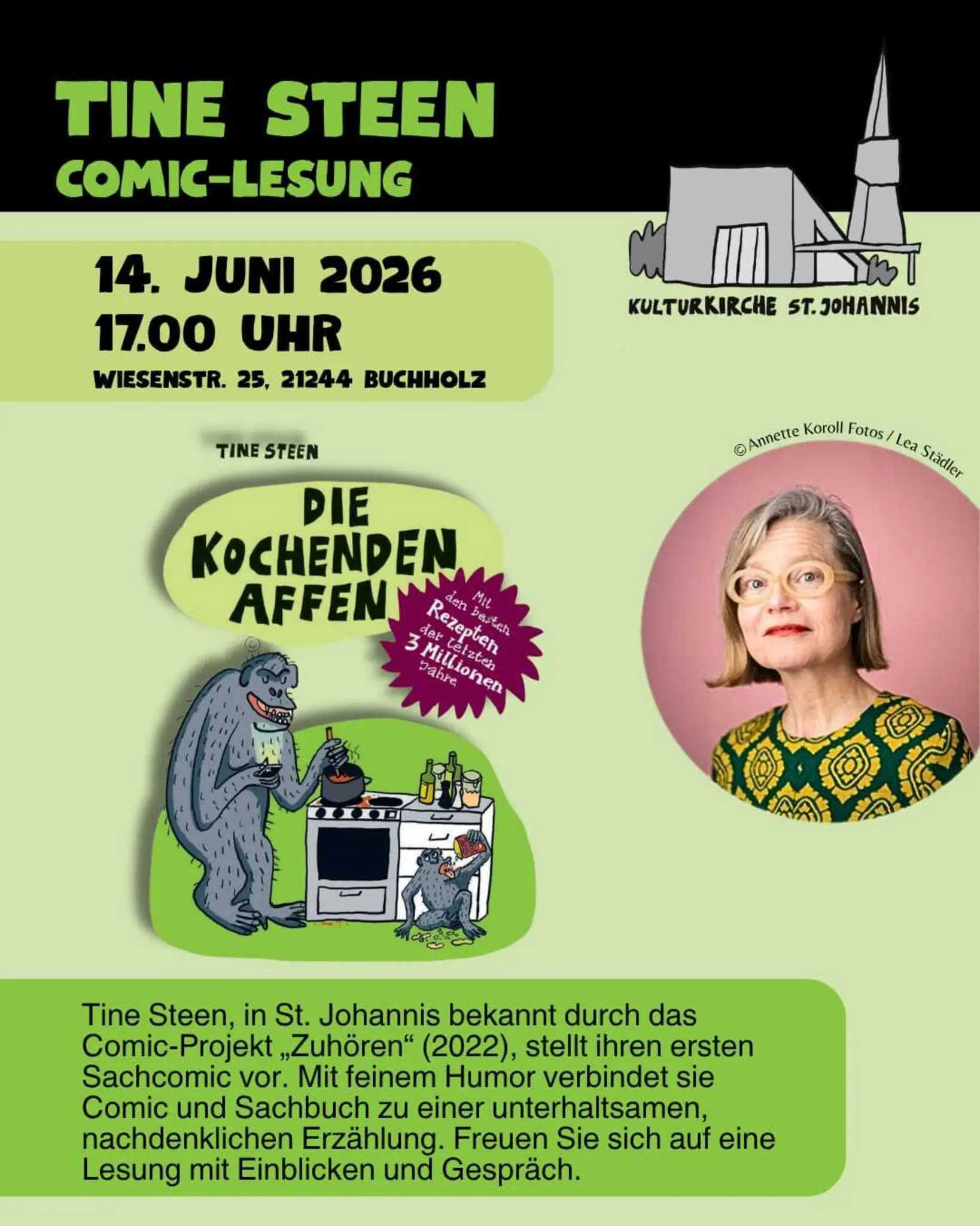 Lesung mit Comic-Autorin: Comic-Autorin Tine Steen in Buchholz - Buchholz