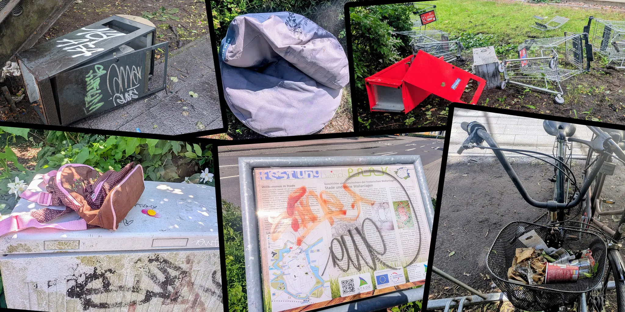 Sonntagsspaziergang durch Stade: Die drei Stader V's: Vermüllung ...